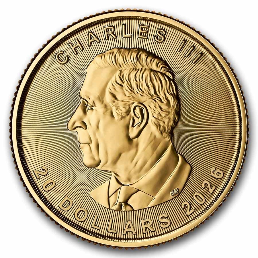 1/2 Oz Gold Coin 2025 Canadian Gold Maple Leaf (BU) | New York Gold Co