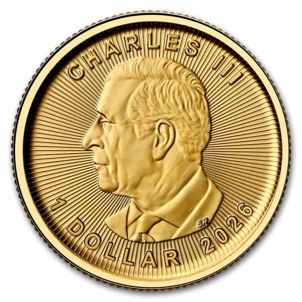 1/20 Oz Gold Coin 2025 Canadian Gold Maple Leaf (BU)