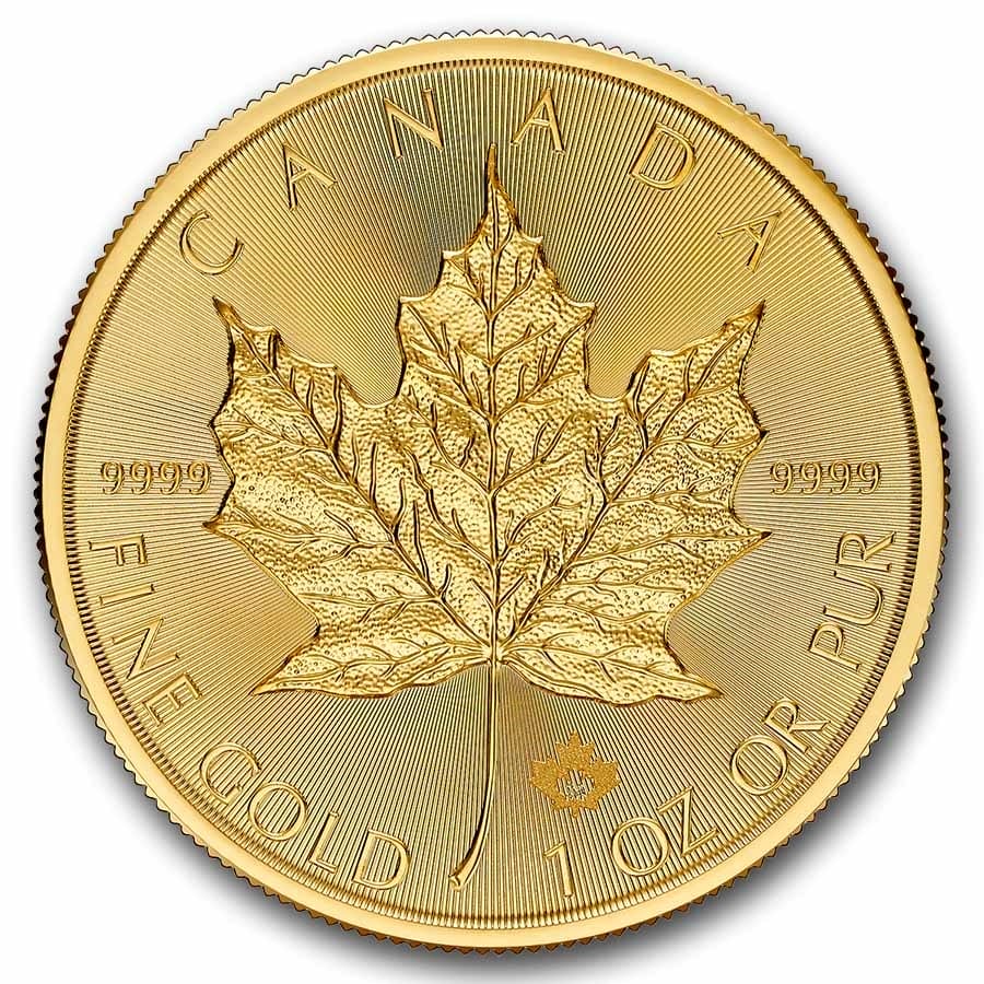1 Oz Gold Coin 2025 Canadian Gold Maple Leaf (BU)
